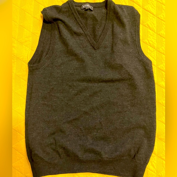 Express | Sweaters | Express Grey Merino Wool Mens Sweater Vest | Poshmark